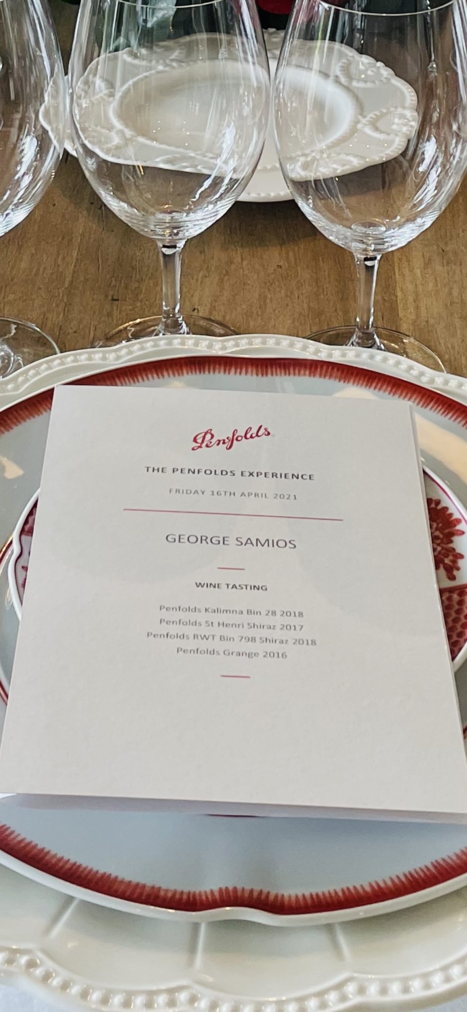 A Special Penfolds Experience: Lunch at a Private Residence on the ...